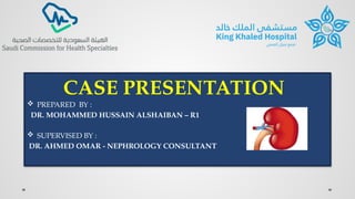 case presentation Nephrotic Syndrome.pptx