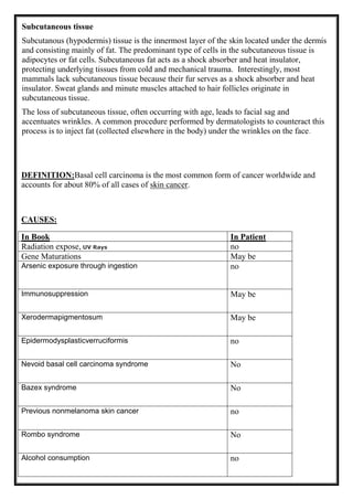 Case presentation of basal cell carcinoma of face no 4 | DOCX