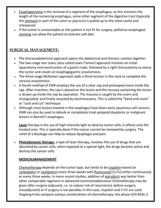 Case presentation of cancer esophagus no 3 | DOCX