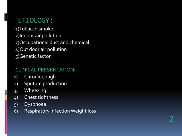 Case presentation of copd | PPTX