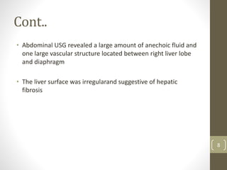 Case presentation on dirofilariasis | PPTX
