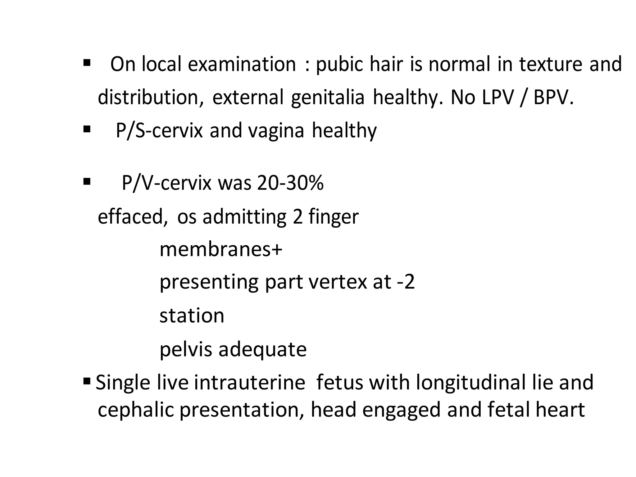 Case presentation of previous two cesarean section | DOCX