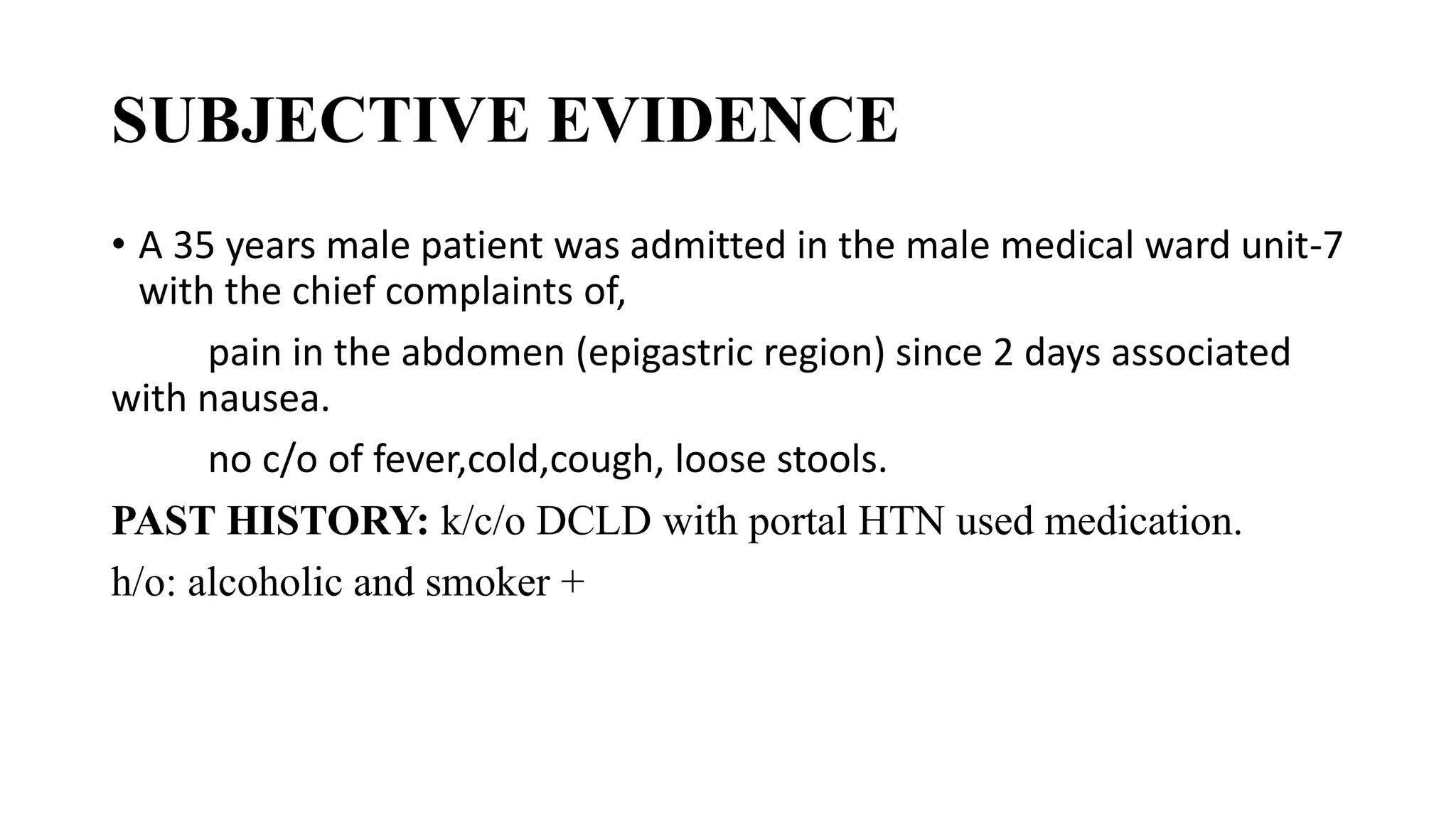 CASE PRESENTATION ON ACUTE PANCREATITIS | PPTX