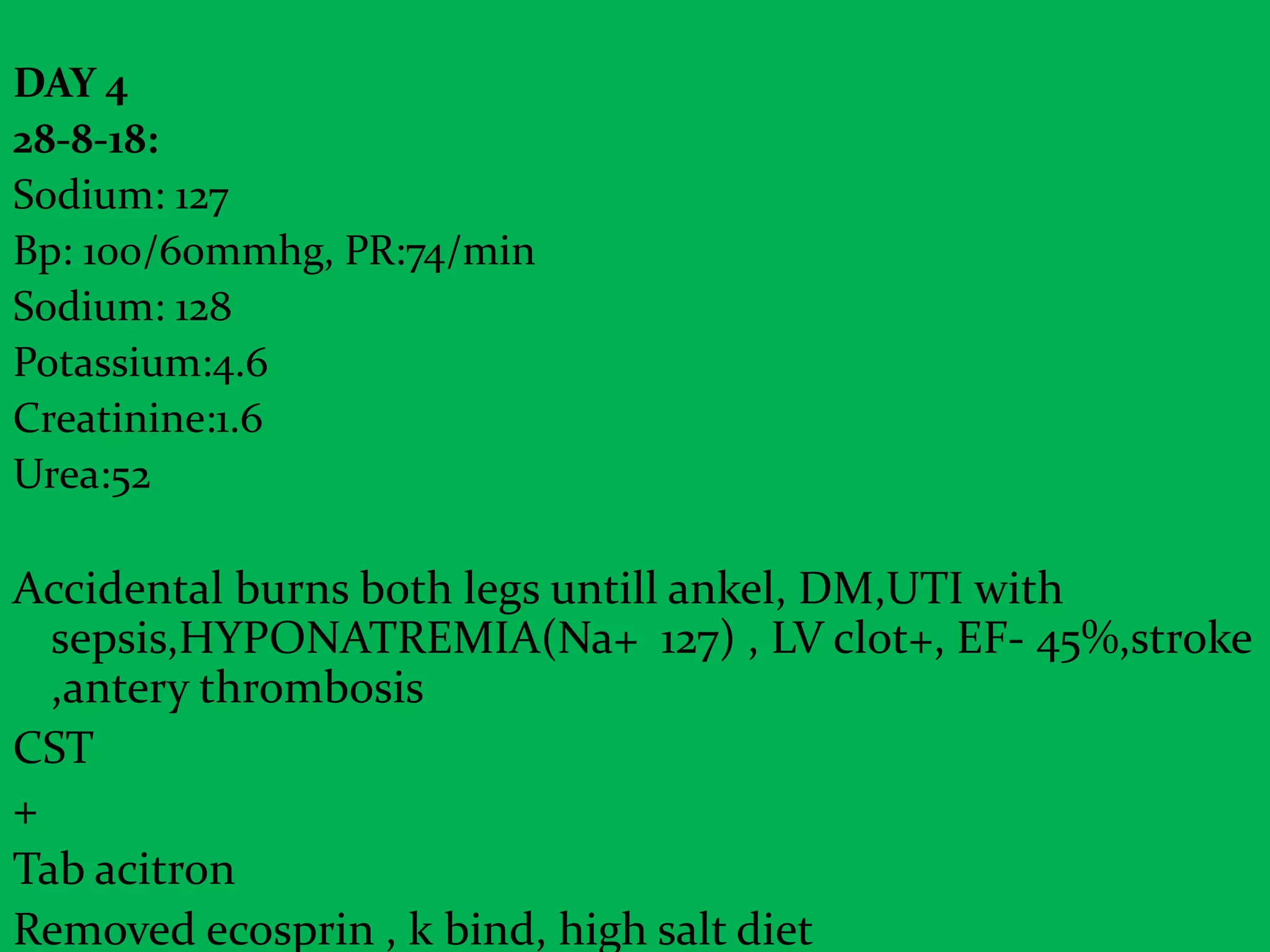 Case presentation on burns | PPTX