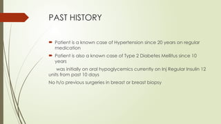 CASE PRESENTATION ON CARCINOMA BREAST.pptx