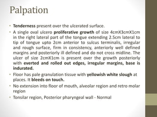Case presentation on Carcinoma Tongue | PPTX