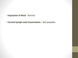 Case presentation on Carcinoma Tongue | PPTX