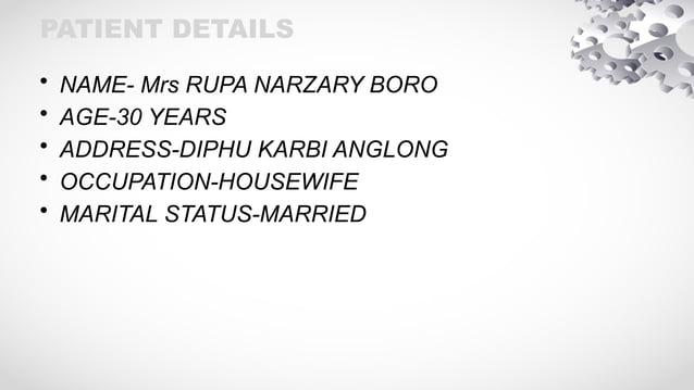 CASE PRESENTATION ON CHOCOLATE CYST.pptx dr pragati.pptx