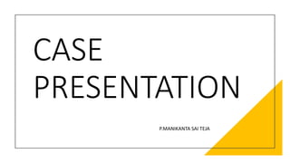 Case presentation on COPD | PPT