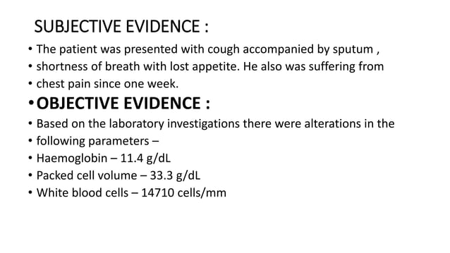Case presentation on COPD | PPT