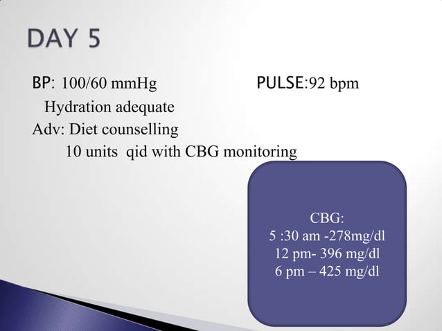 CASE PRESENTATION ON DIABETIC KETOACIDOSIS (DKA) | PPTX | Endocrine and ...