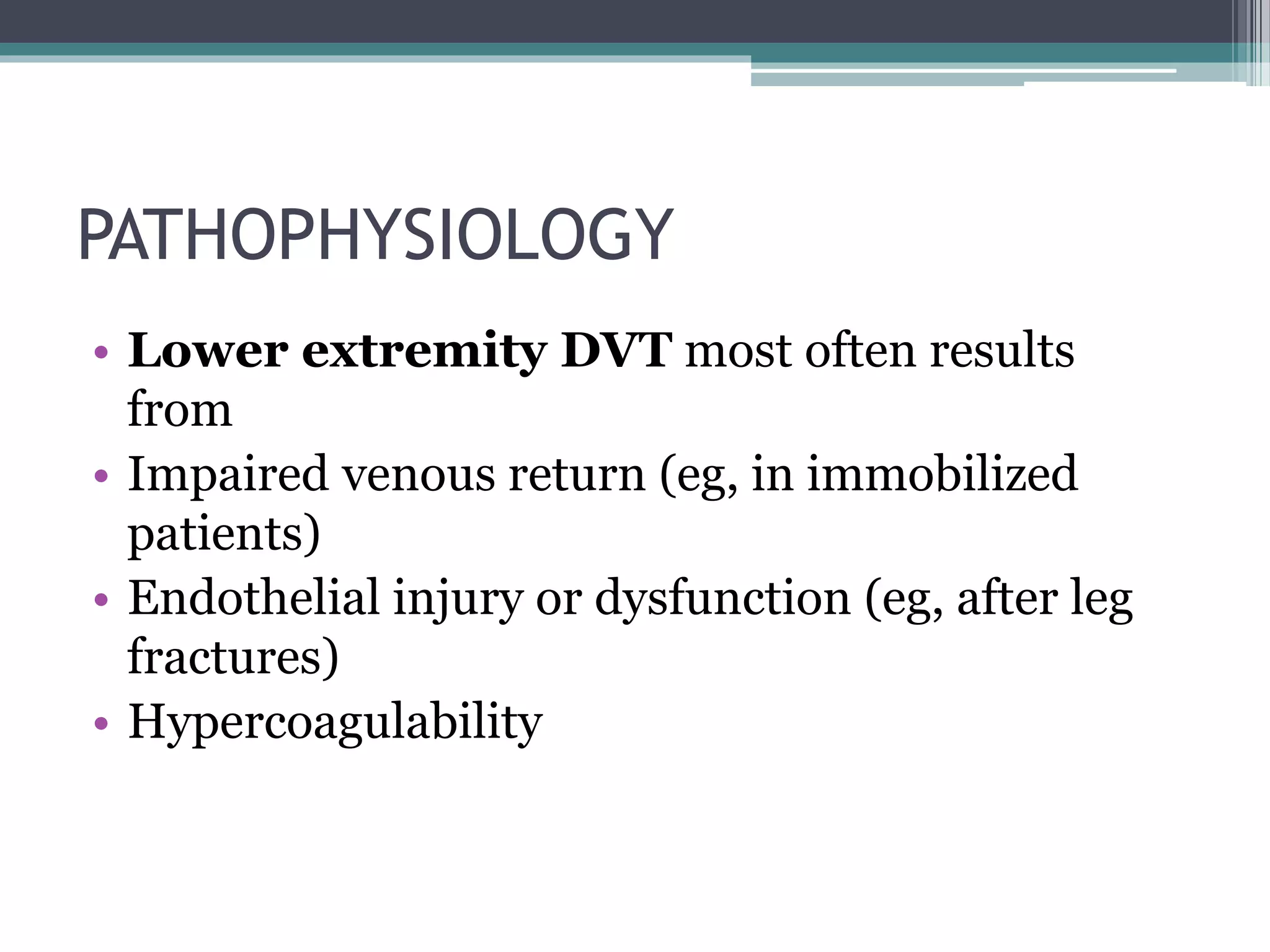 Case presentation on dvt (1) | PPTX