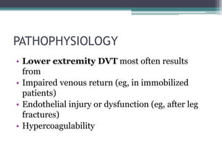 Case presentation on dvt (1) | PPTX