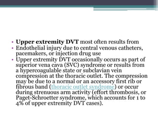 Case presentation on dvt (1) | PPTX
