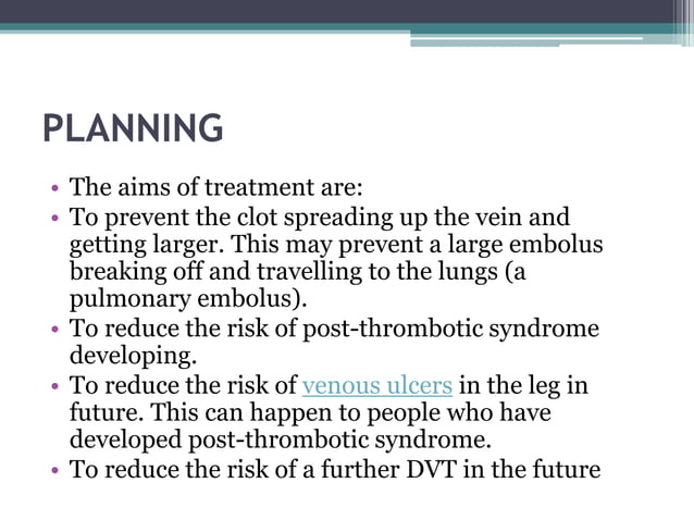 Case presentation on dvt (1) | PPTX | Blood Disorders | Diseases and ...
