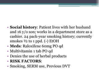 Case presentation on dvt (1) | PPTX