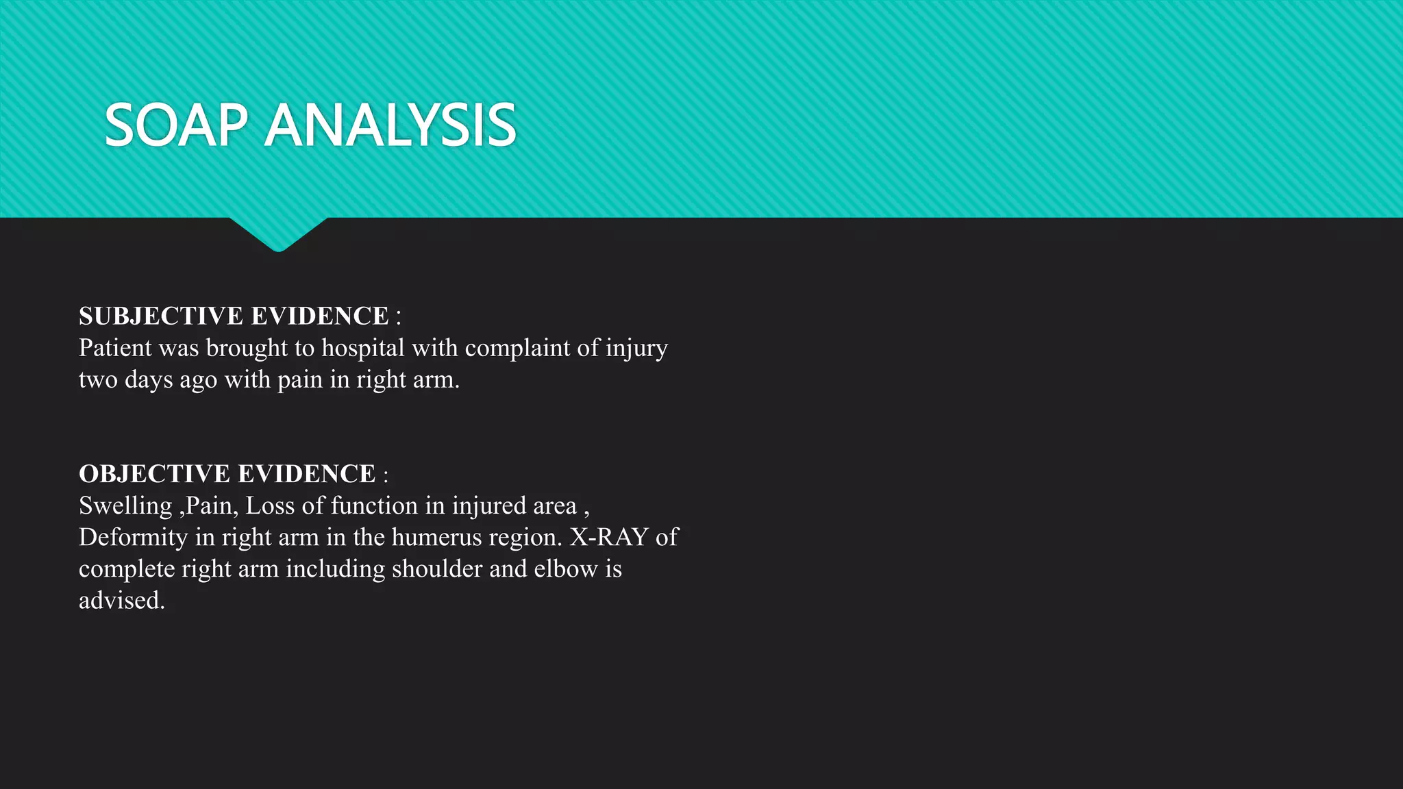 CASE PRESENTATION ON FRACTURE OF HUMERUS.pptx