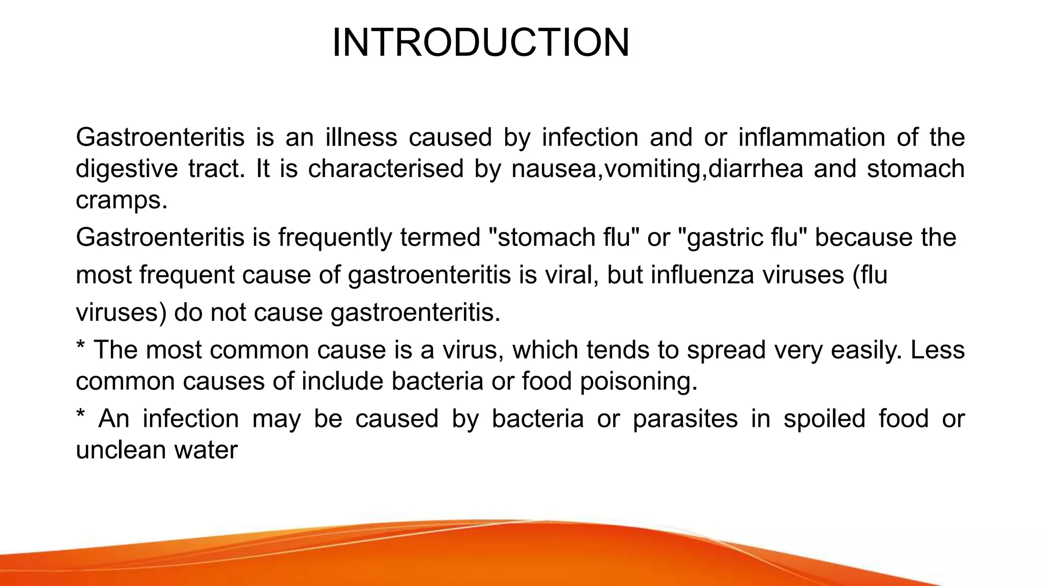 Case presentation on gastroenteritis | PPTX