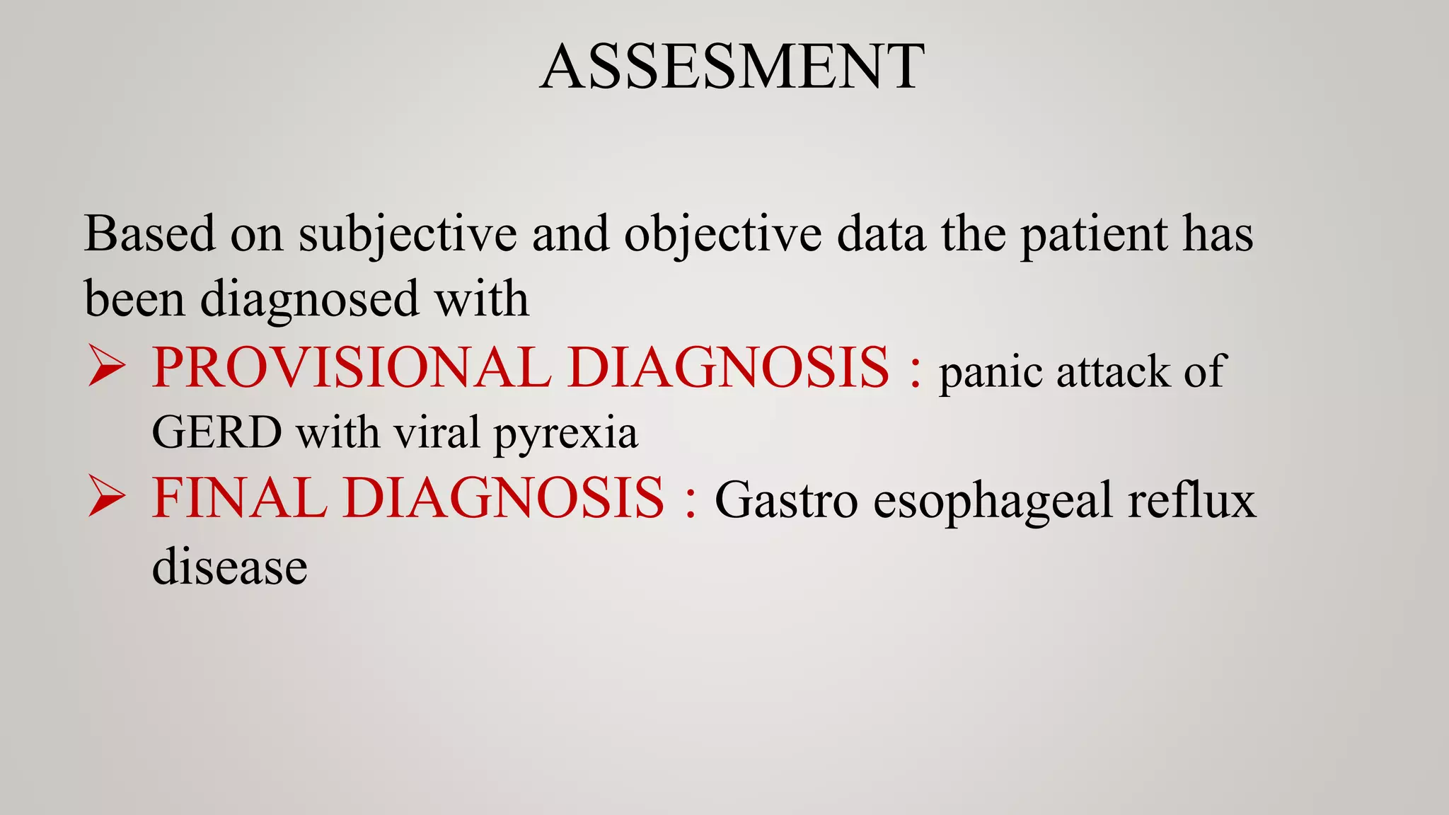 Gastroesophageal reflux disease ( GERD) | PPTX
