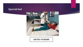 case presentation of hip joint pain with clinical examination | PPTX