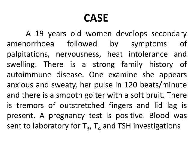 Case presentation on hyperthyroidism | PDF | Thyroid Disorders | Endocrine and Metabolic Diseases