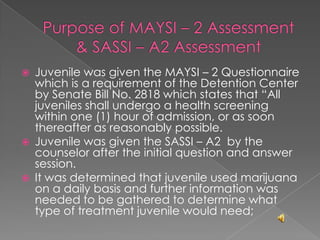 Case presentation on juvenile | PPTX