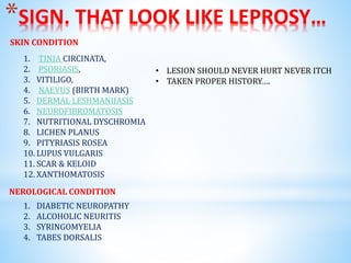 Leprosy: Case Presentation , Facts & Management | PPTX