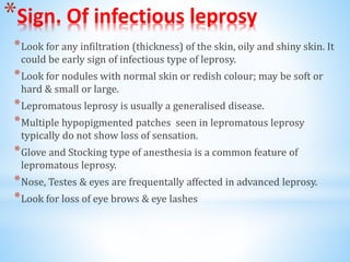 Leprosy: Case Presentation , Facts & Management | PPTX