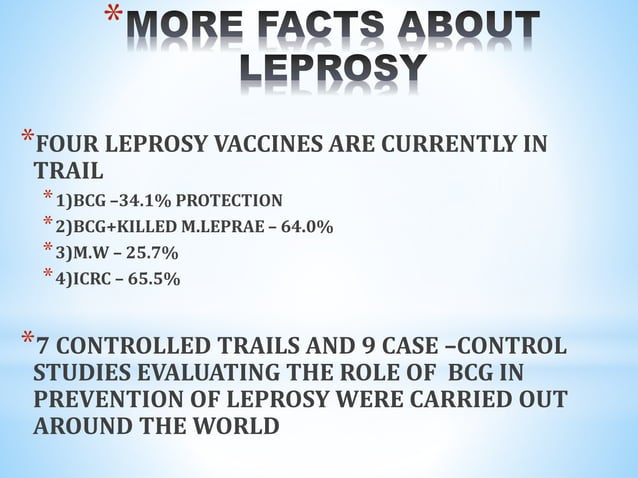 Leprosy: Case Presentation , Facts & Management | PPTX