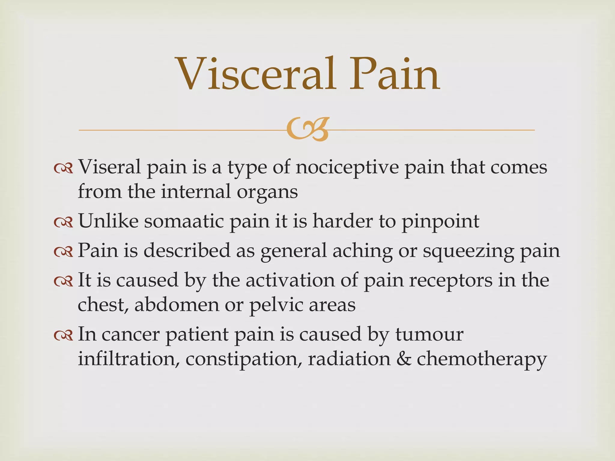 Case presentation on pain | PPTX