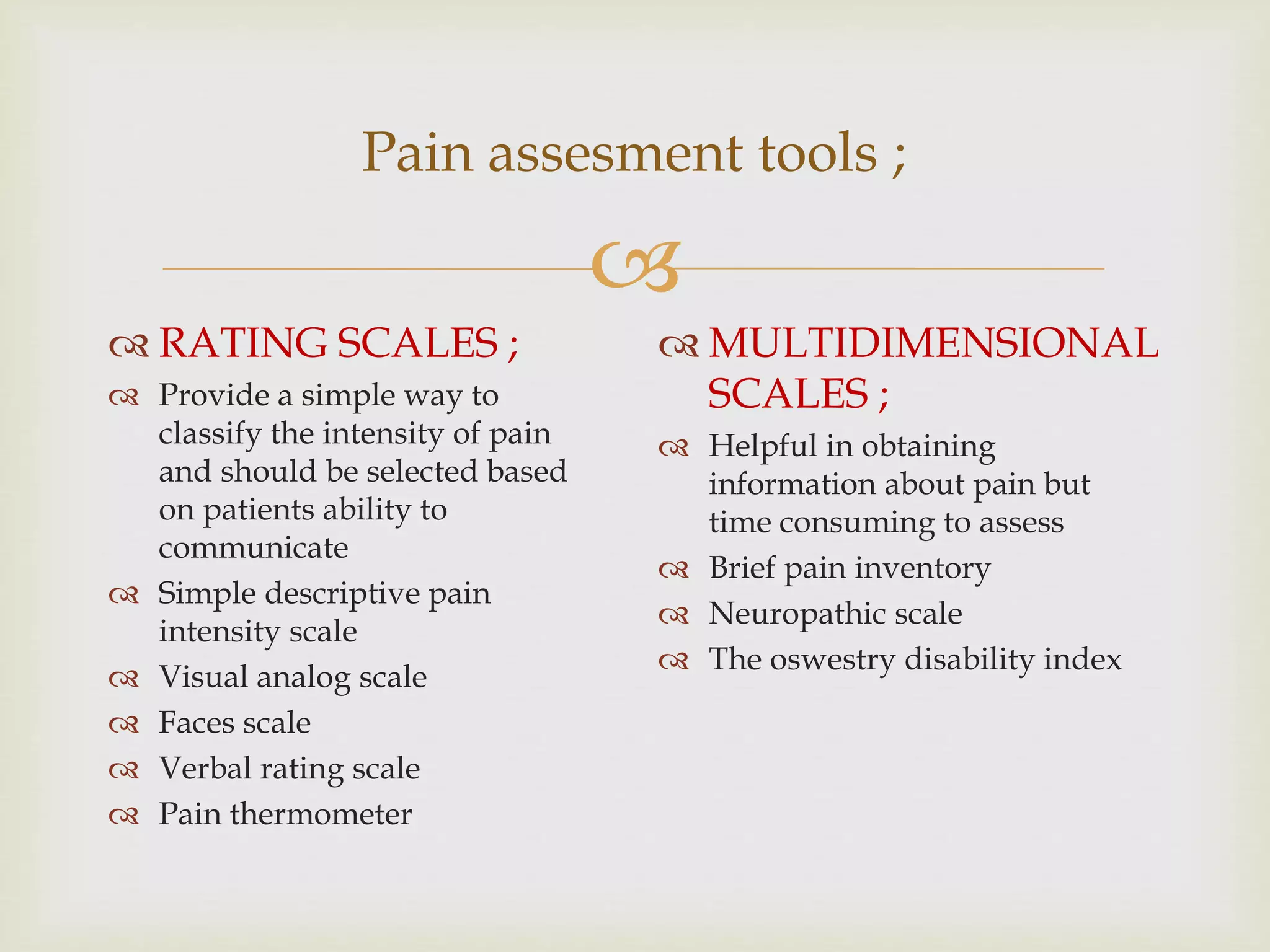 Case presentation on pain | PPTX