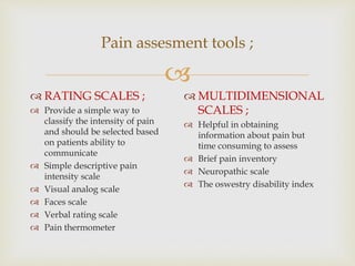 Case presentation on pain | PPTX