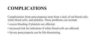 CASE PRESENTATION ON PANCYTOPENIA | PPTX | Blood Disorders | Diseases and Conditions