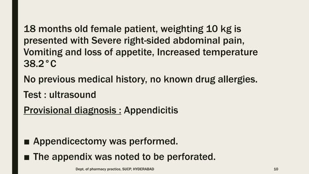 Case presentation on paediatrics | PPTX