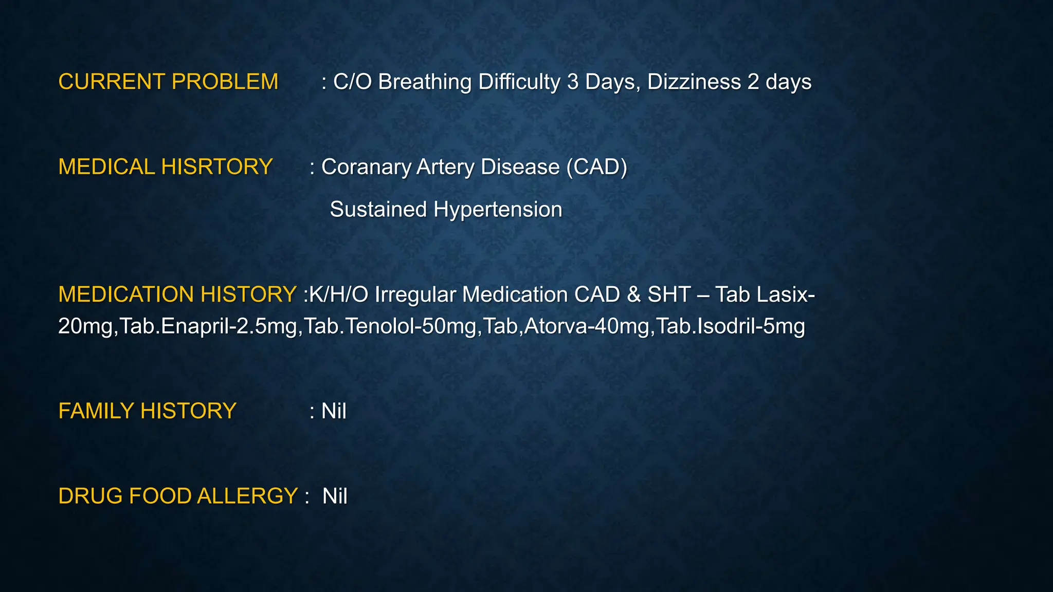 CASE PRESENTATION ON SYSTEMIC HYPERTENSION IN SOAP FORMAT.pptx