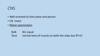 Case presentation on tb spine | PPTX