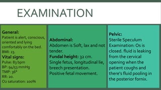 Case presentation P-PROM | PPTX