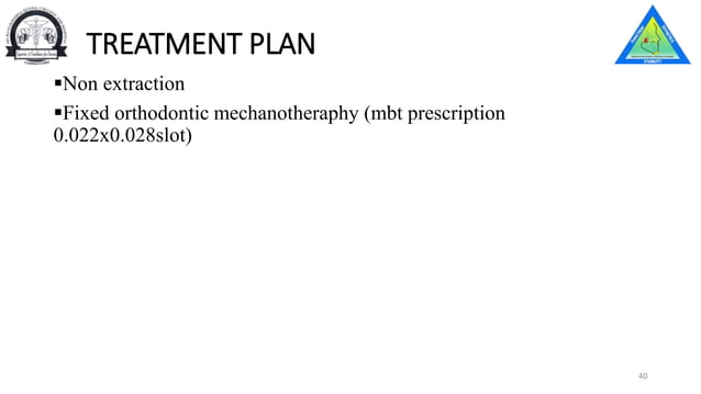 case presentation ,diagnosis, treatment plan | PPT
