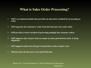 Case Presentation Sales And Operations | PPT