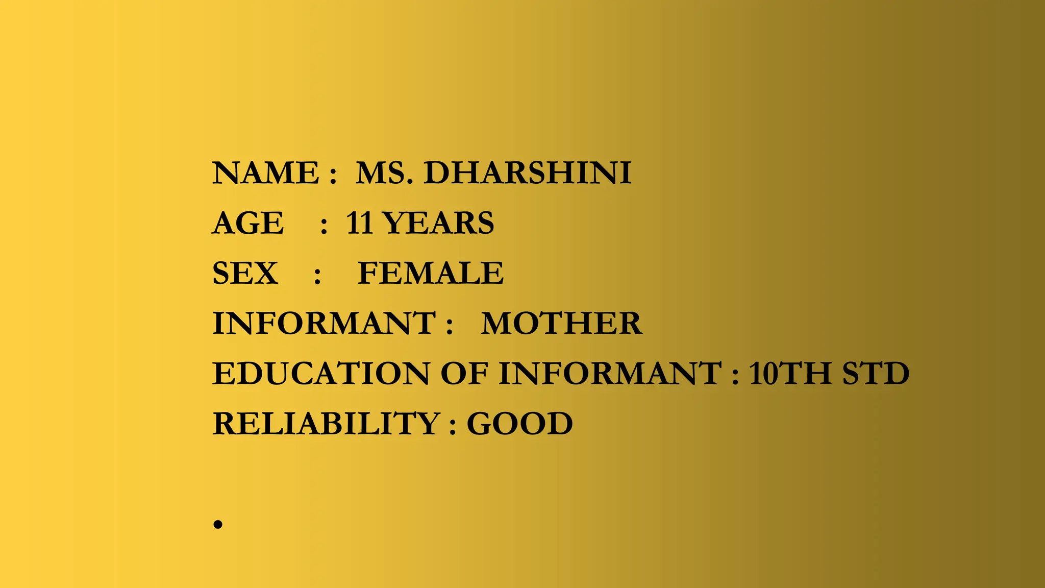 CASE PRESENTATION NEUROGENIC BLADDER- Dr. Subhashini | PPT