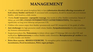 CASE PRESENTATION NEUROGENIC BLADDER- Dr. Subhashini | PPT