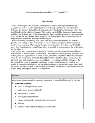 Case Presentation Treatment Plan gretel.docx