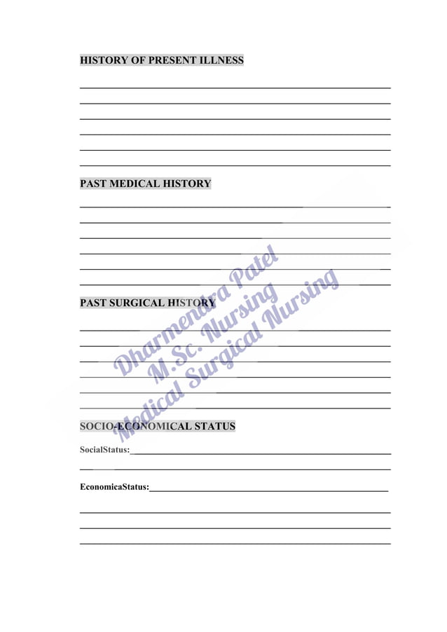 Case presentation for nursing student | PDF | Surgery | Medical Health