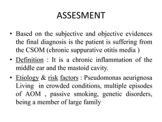 Case presentation on csom 1 | PPTX