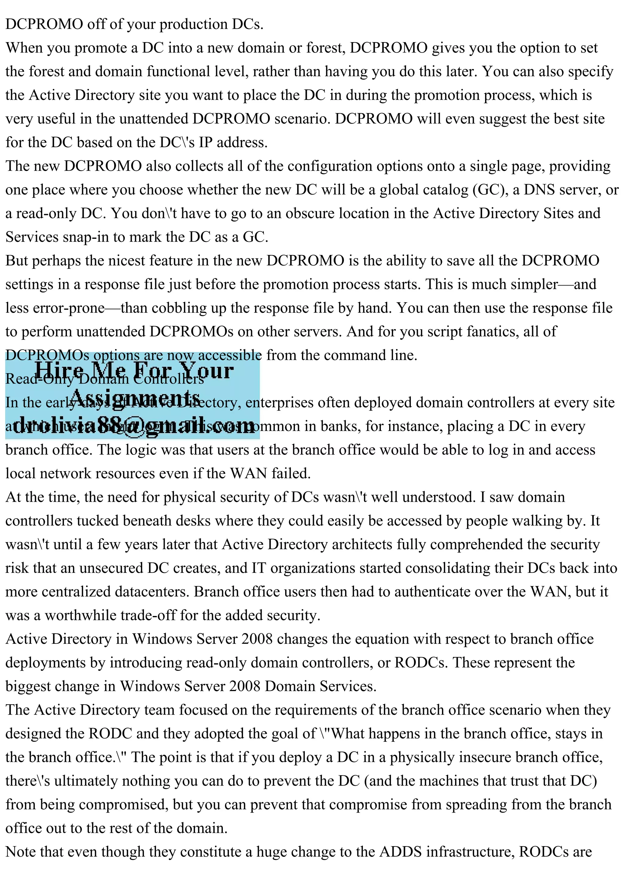 Case Project 12-2 Devising an AD DS Design with RODC, AD RMS, and A.pdf