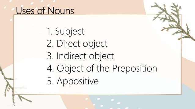 Case properties of of nouns | PPTX | Programming Languages | Computing