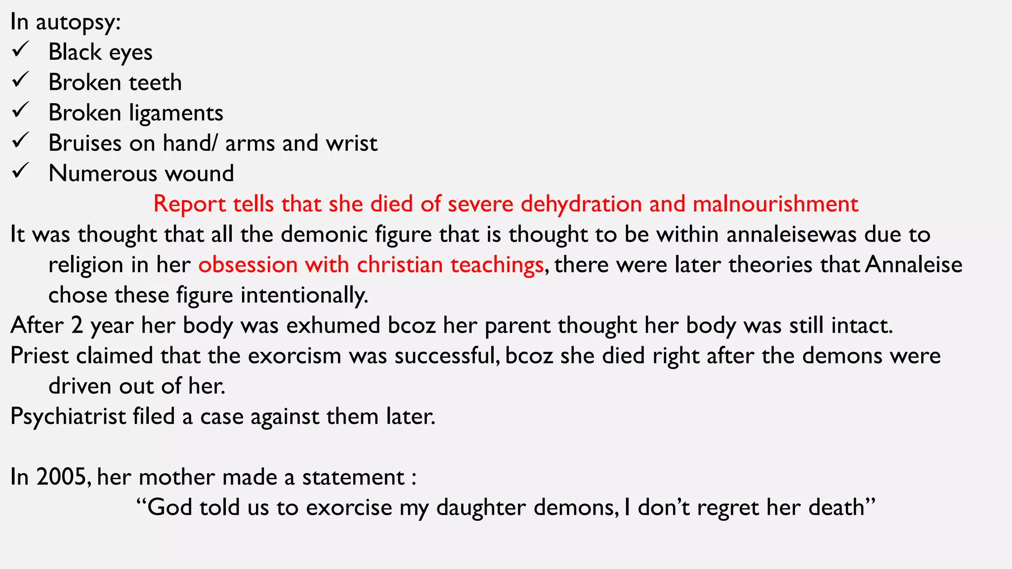 (medical explanation) Emily rose, exorcism of Anneliese Michel.pptx