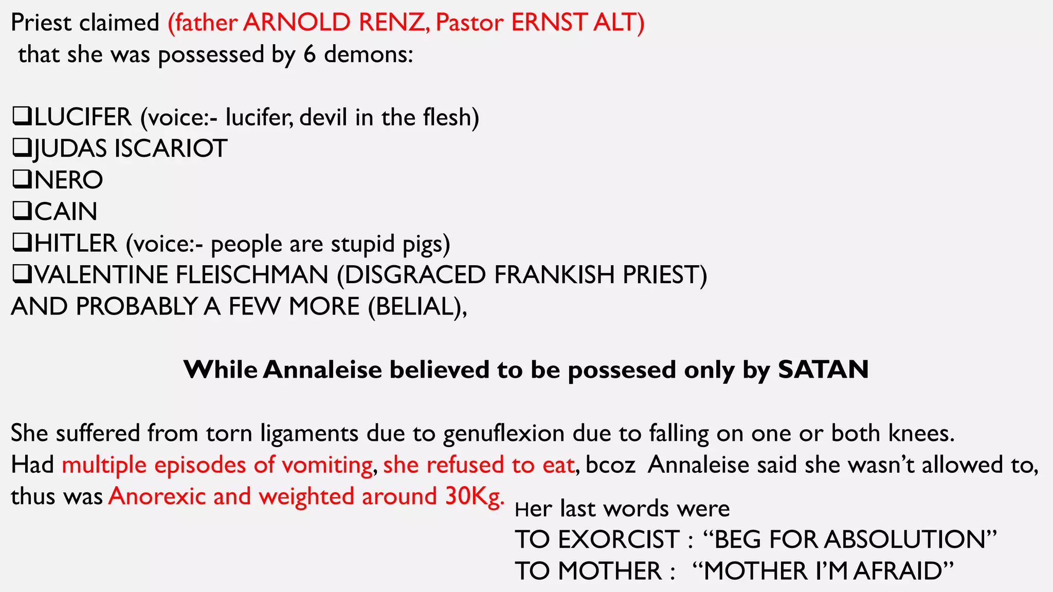 (medical explanation) Emily rose, exorcism of Anneliese Michel.pptx