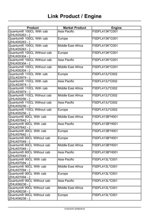 Case quantum 100 f tractor service repair manual (pin zflk00441 and ...