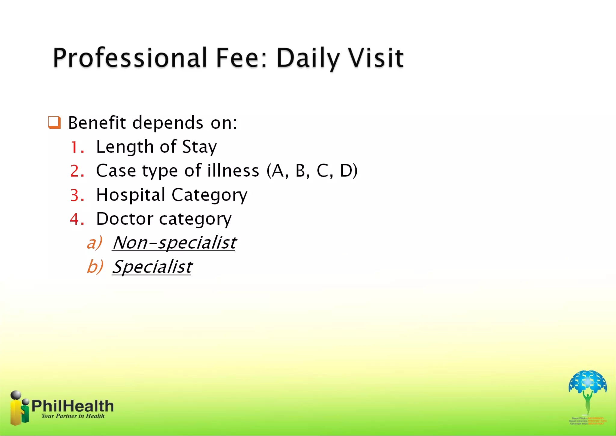 Case rates presentation gen rules | PPT